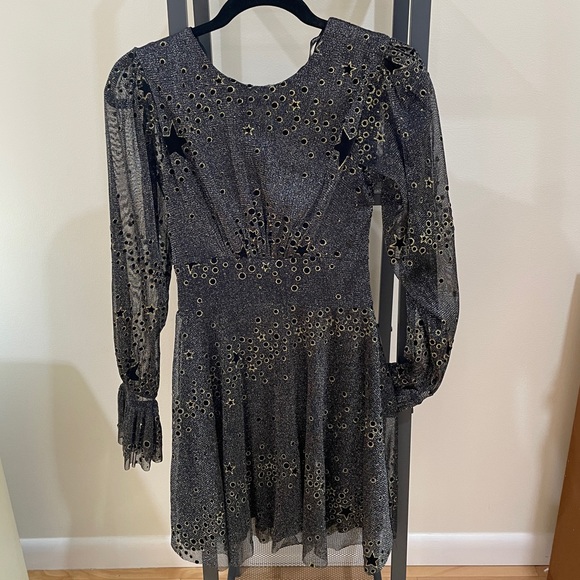 Zara | Dresses | Zara Stary Night Dress With Beautiful Detail | Poshmark